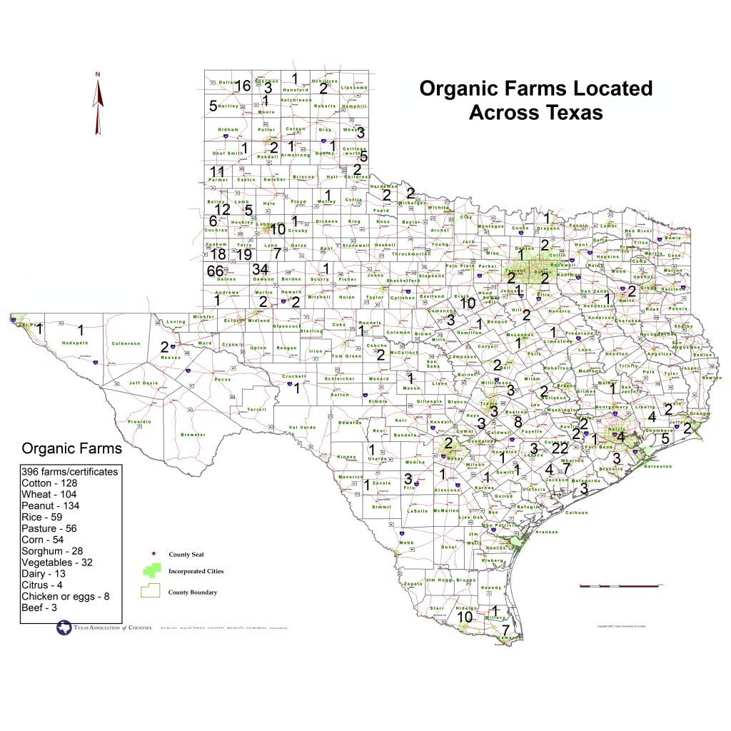 Where are the Organic Farms and Organic Handlers located? – Texas A&M ...