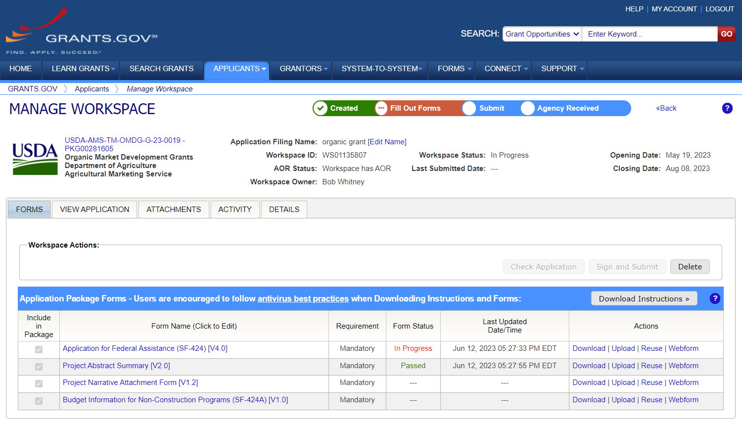 Organic Market Development Grant – Texas A&M AgriLife Organic