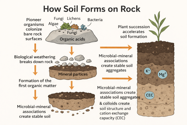 How Soil Can Develop in Just Decades – Texas A&M AgriLife Organic