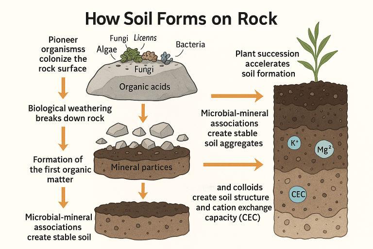 How Soil Can Develop in Just Decades – Texas A&M AgriLife Organic